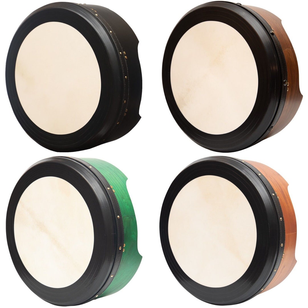 16x6 Irish Bodhran Drum Tunable Irish Deep Rim Bodhran With Bag, Tipper ...