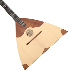 Traditional Russian Prima Balalaika, 3 String Variegated Rosewood and ...