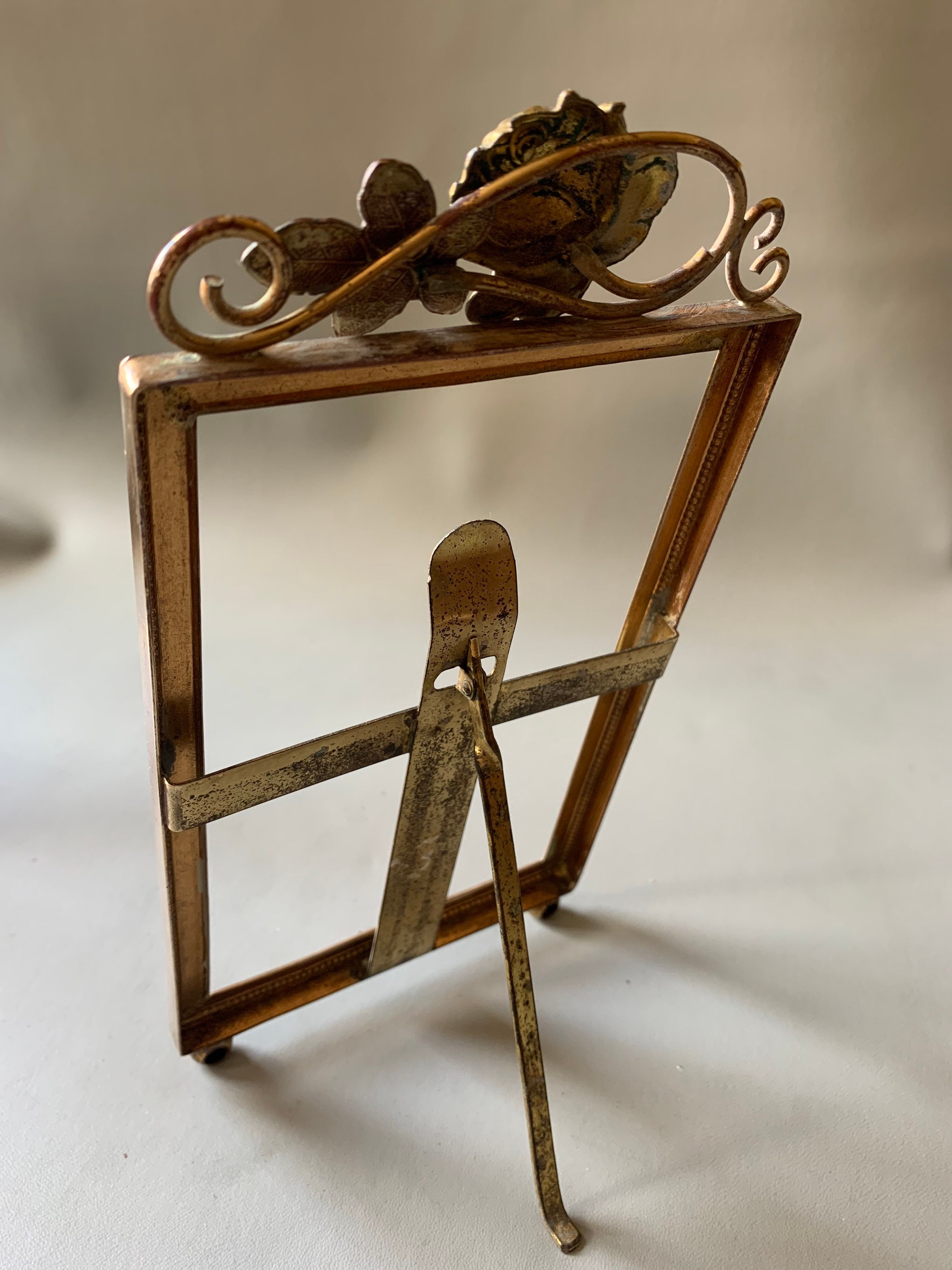 A Lovely Pair of English Victorian Brass and Enamel Photo Frames - Etsy