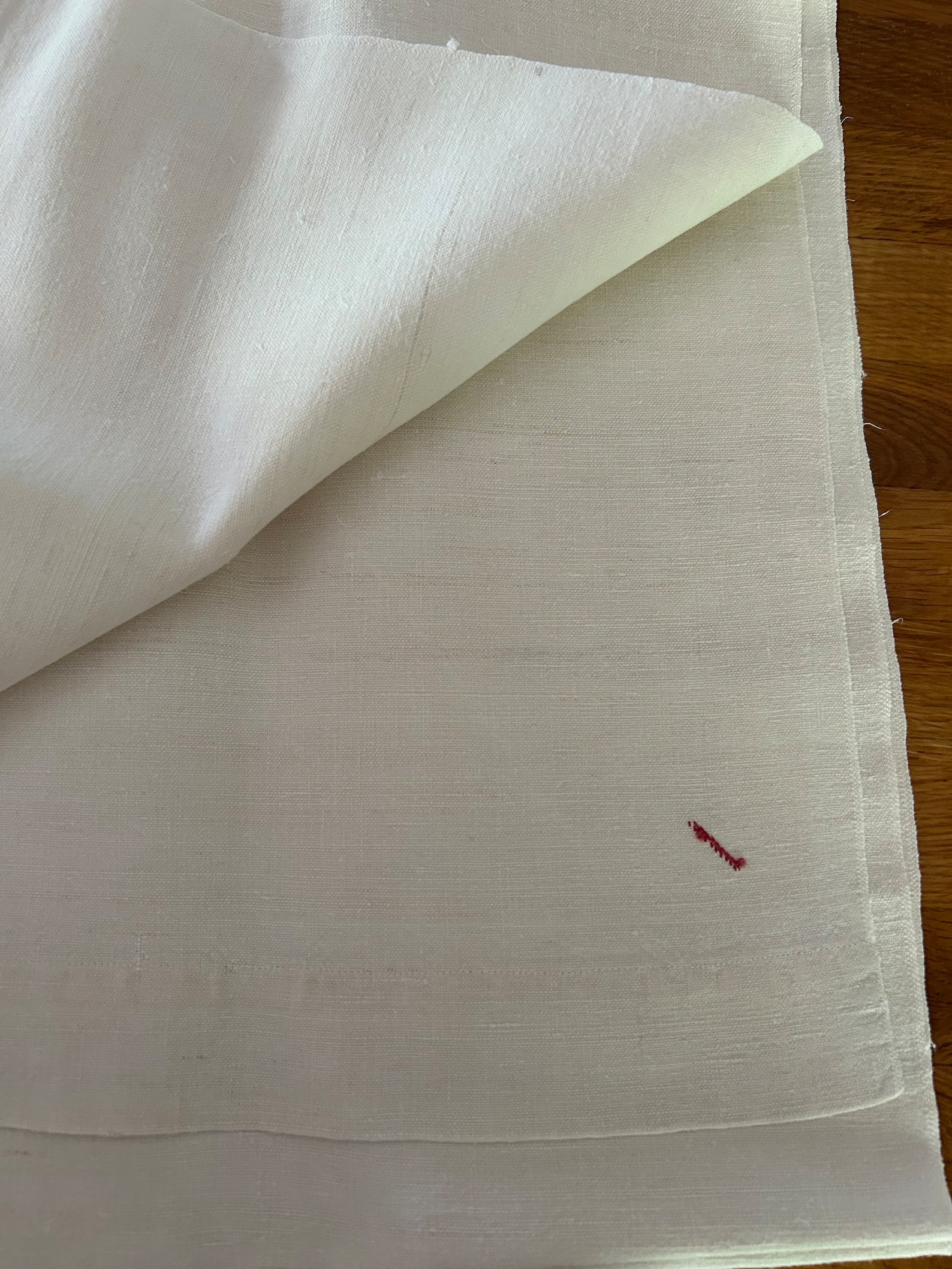 A Very Heavy Antique French Rustic Métis Linen Wedding Sheet Circa 1900 ...