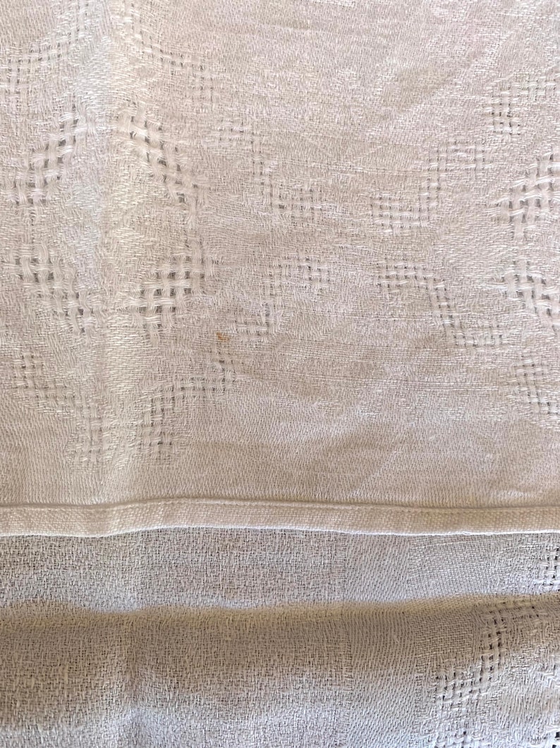 A Set of 4 French Antique Art Deco Linen Damask Monogrammed Napkins ...