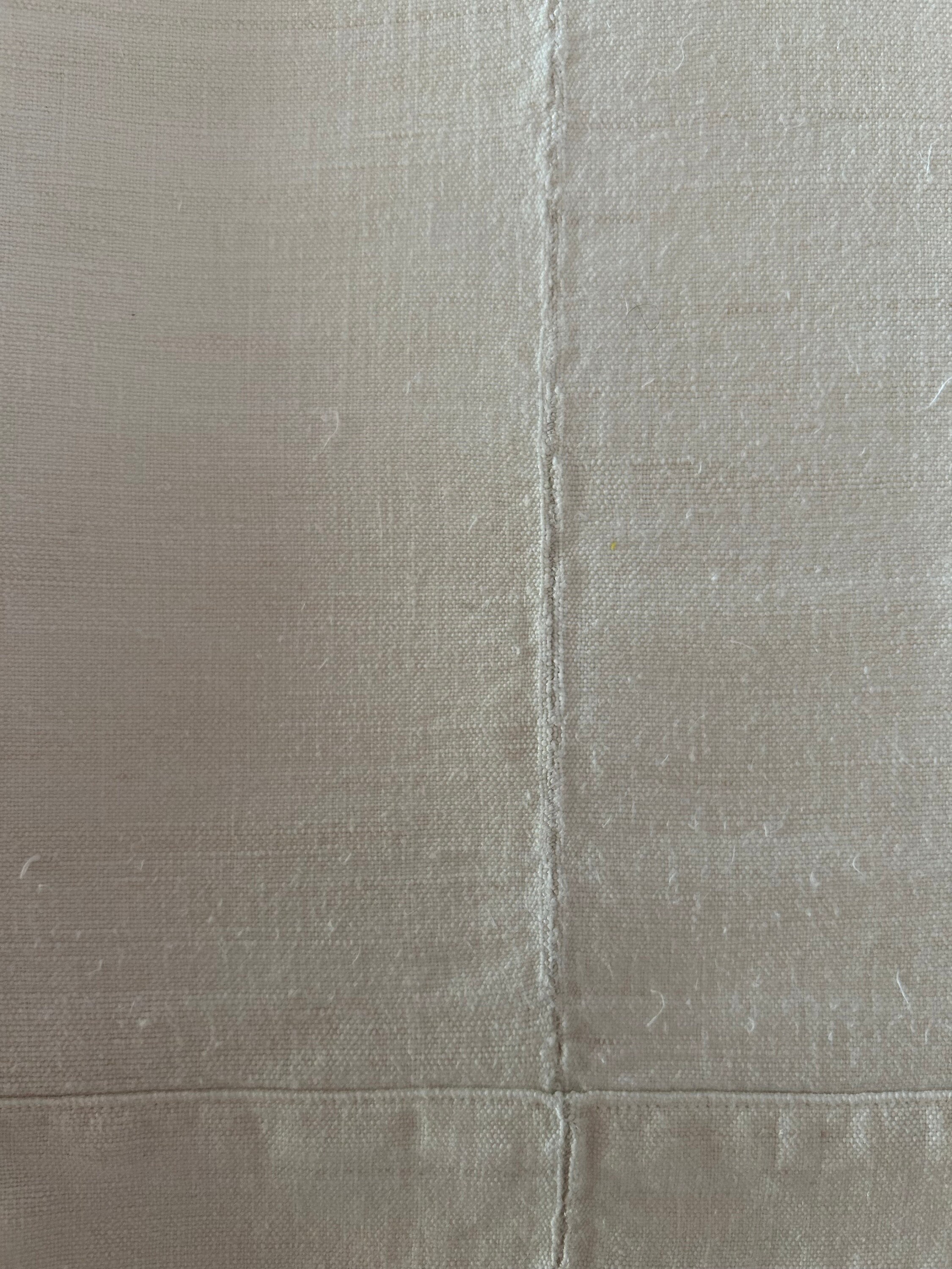 A Very Heavy Antique French Rustic Métis Linen Wedding Sheet Circa 1900 ...