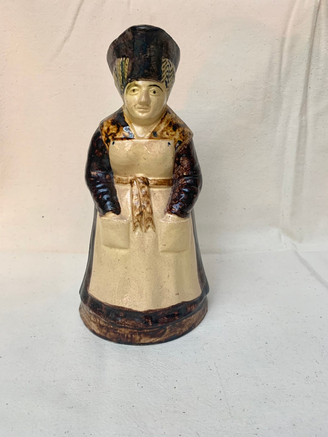 An Antique French Nineteenth Century Rustic Pottery Milk Jug in the ...