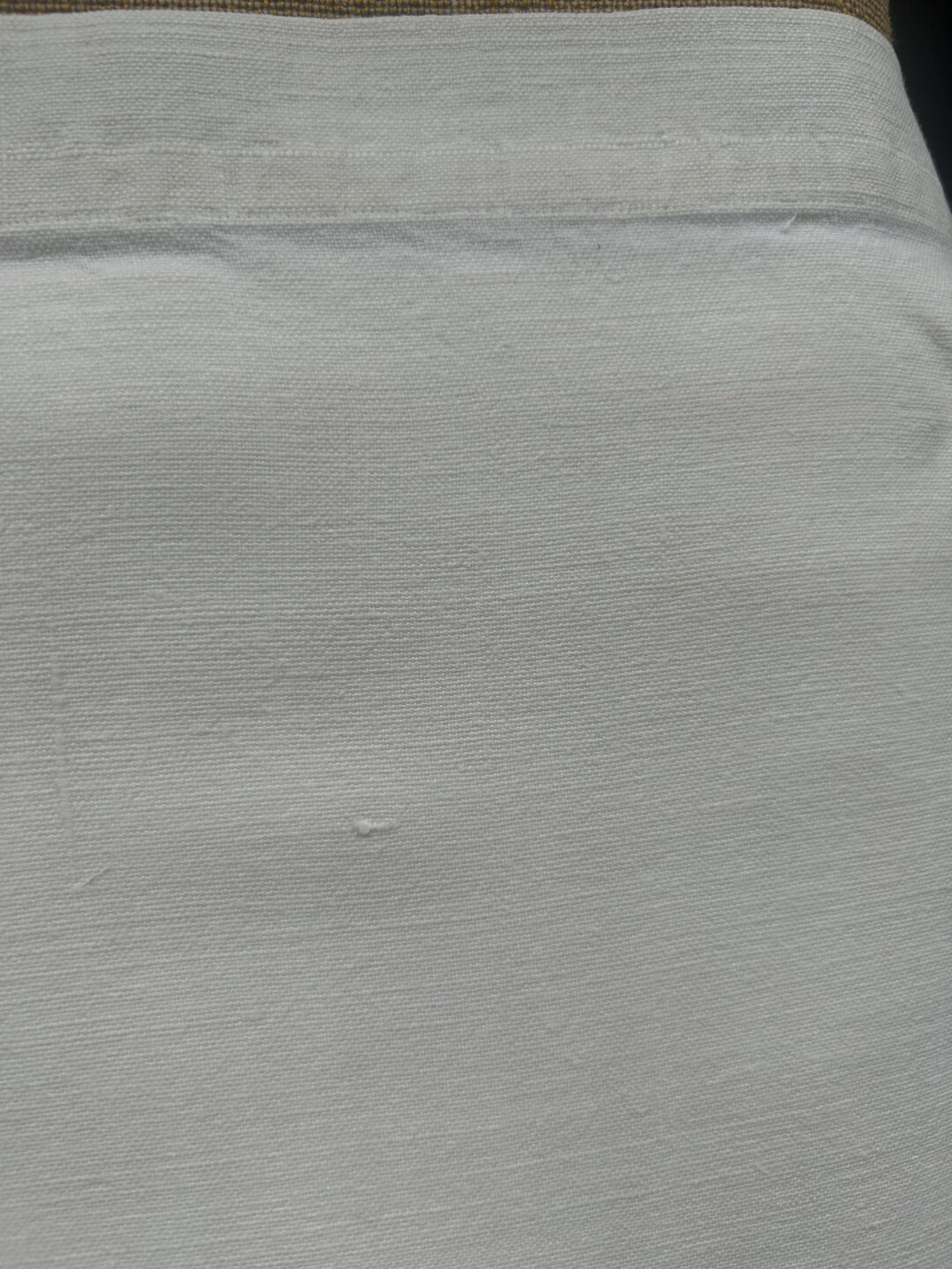 A Nineteenth Century French Heavy White Metis Linen Farmhouse Sheet ...