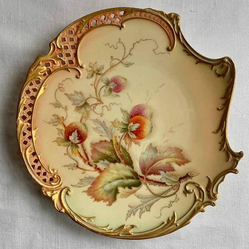 Royal Worcester Antique Plate - Etsy