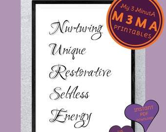Nurse Acrostic Poem - Etsy