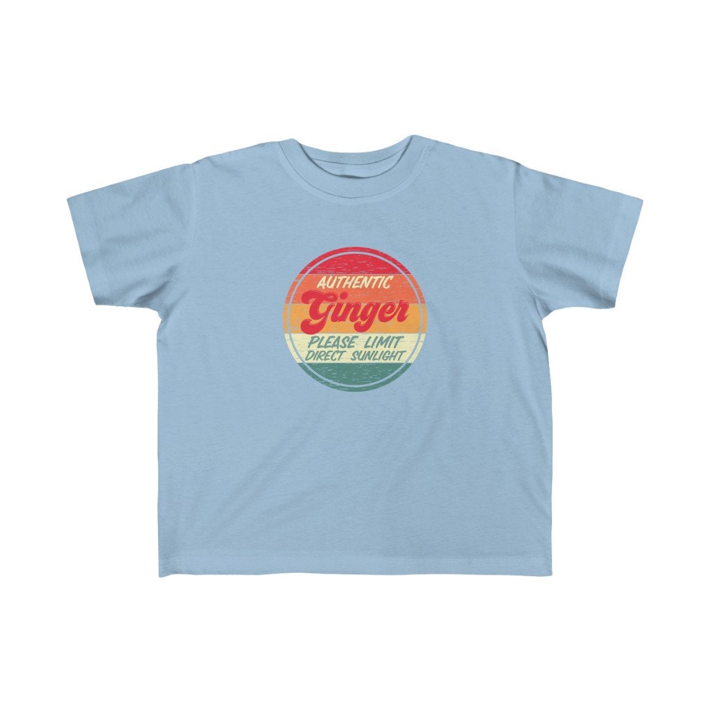 Ginger Toddler Shirt Funny T-shirt for Redheads Authentic - Etsy
