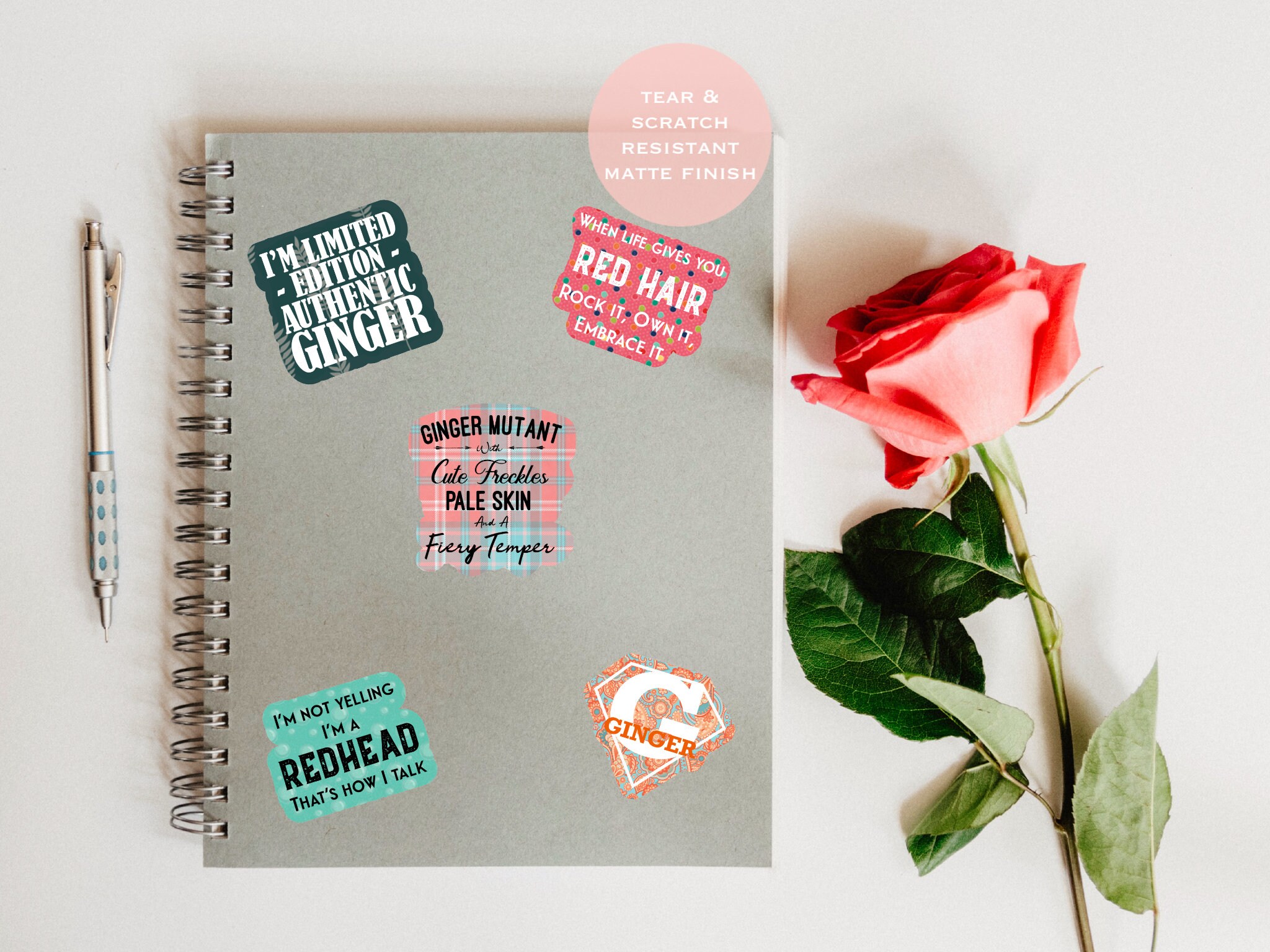 GINGER STICKERS Pick Your Stickers Custom Amount Vinyl - Etsy