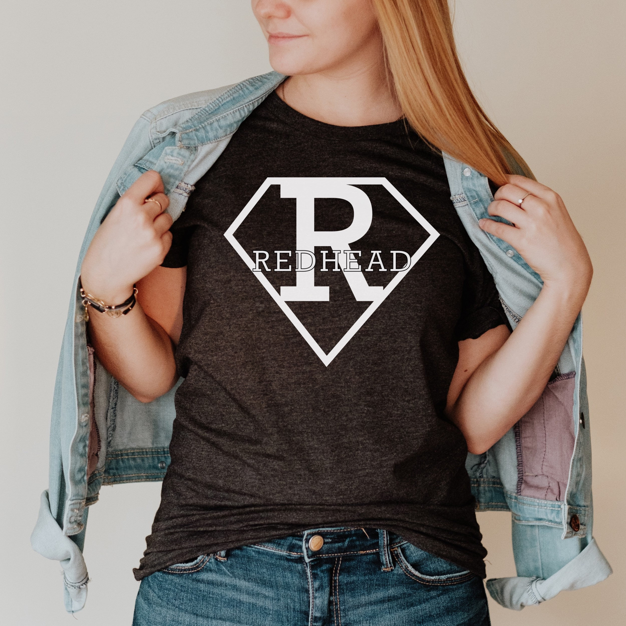 Funny Shirt for Redheads - Super Redhead Tshirt - Gift for Red Hair ...