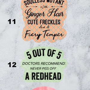 GINGER STICKERS - Pick Your Stickers - Custom Amount Vinyl Sticker Pack ...