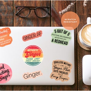 GINGER STICKERS - Pick Your Stickers - Custom Amount Vinyl Sticker Pack ...