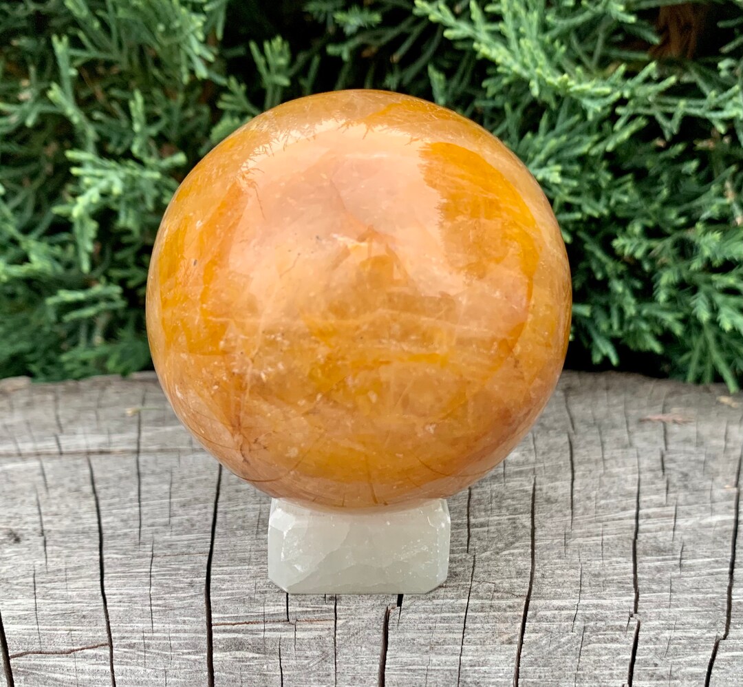 Golden Healer Quartz Sphere - Etsy