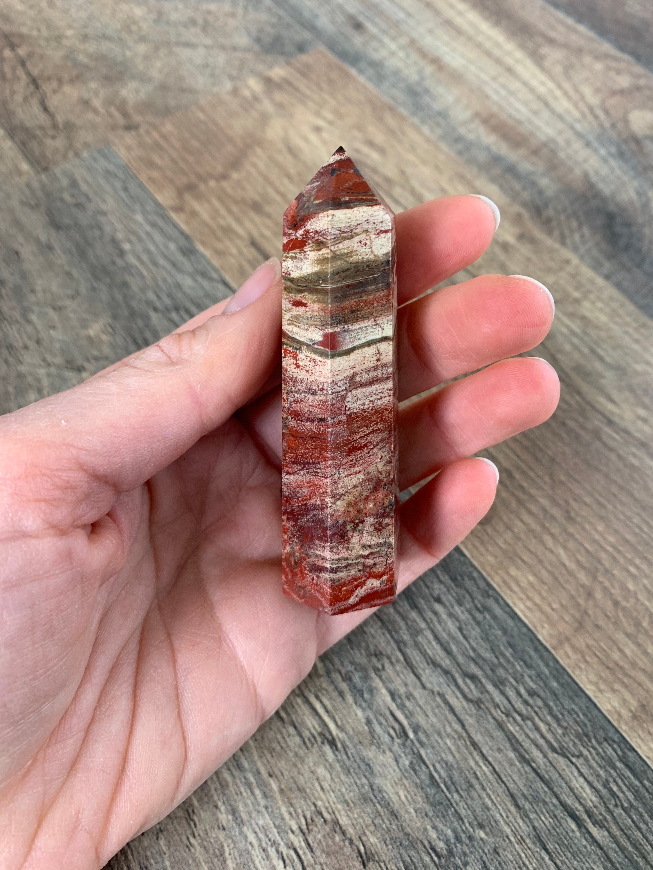 Rainbow Jasper Point - Etsy