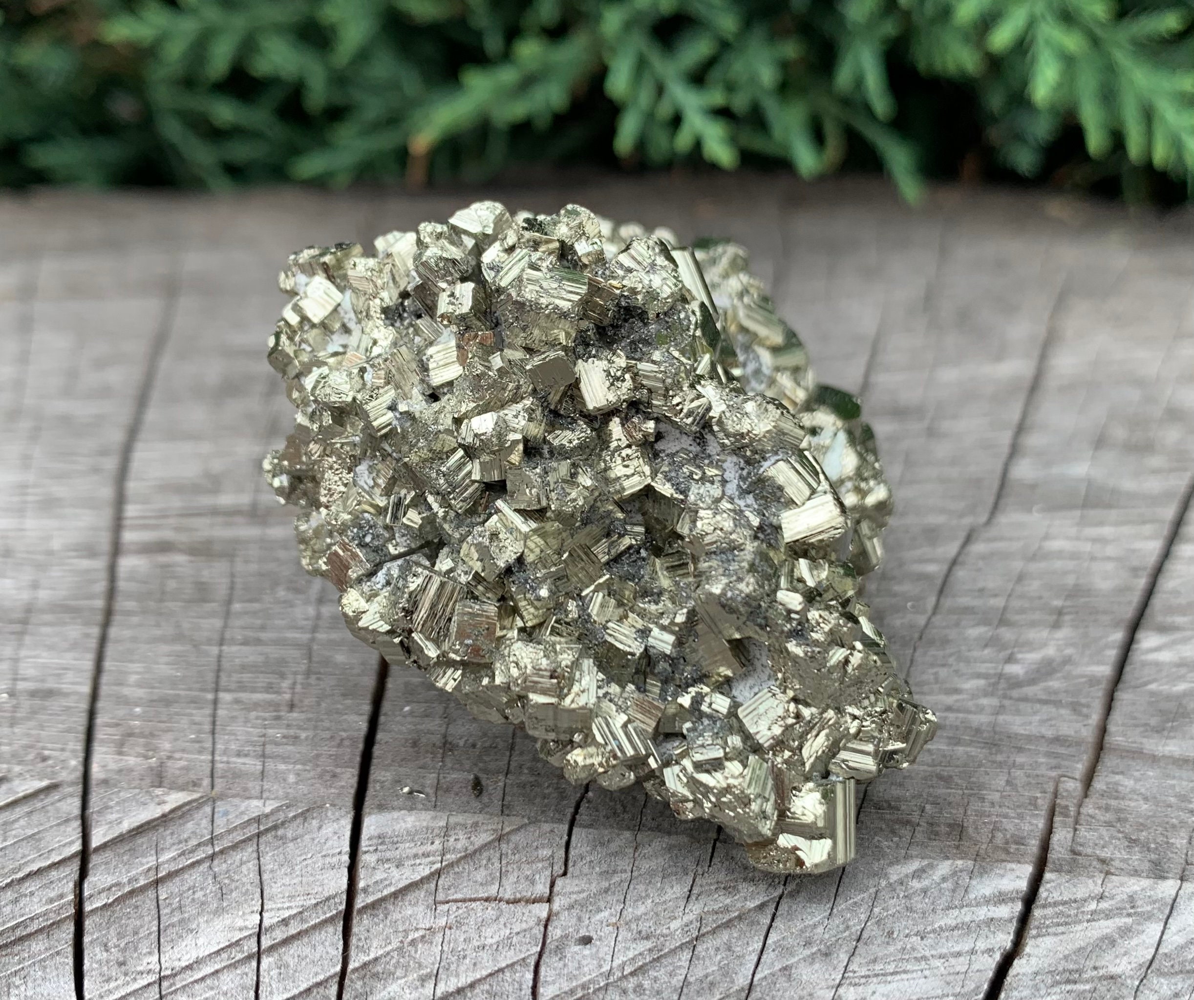 Pyrite Specimen | Raw Pyrite Cluster - Etsy