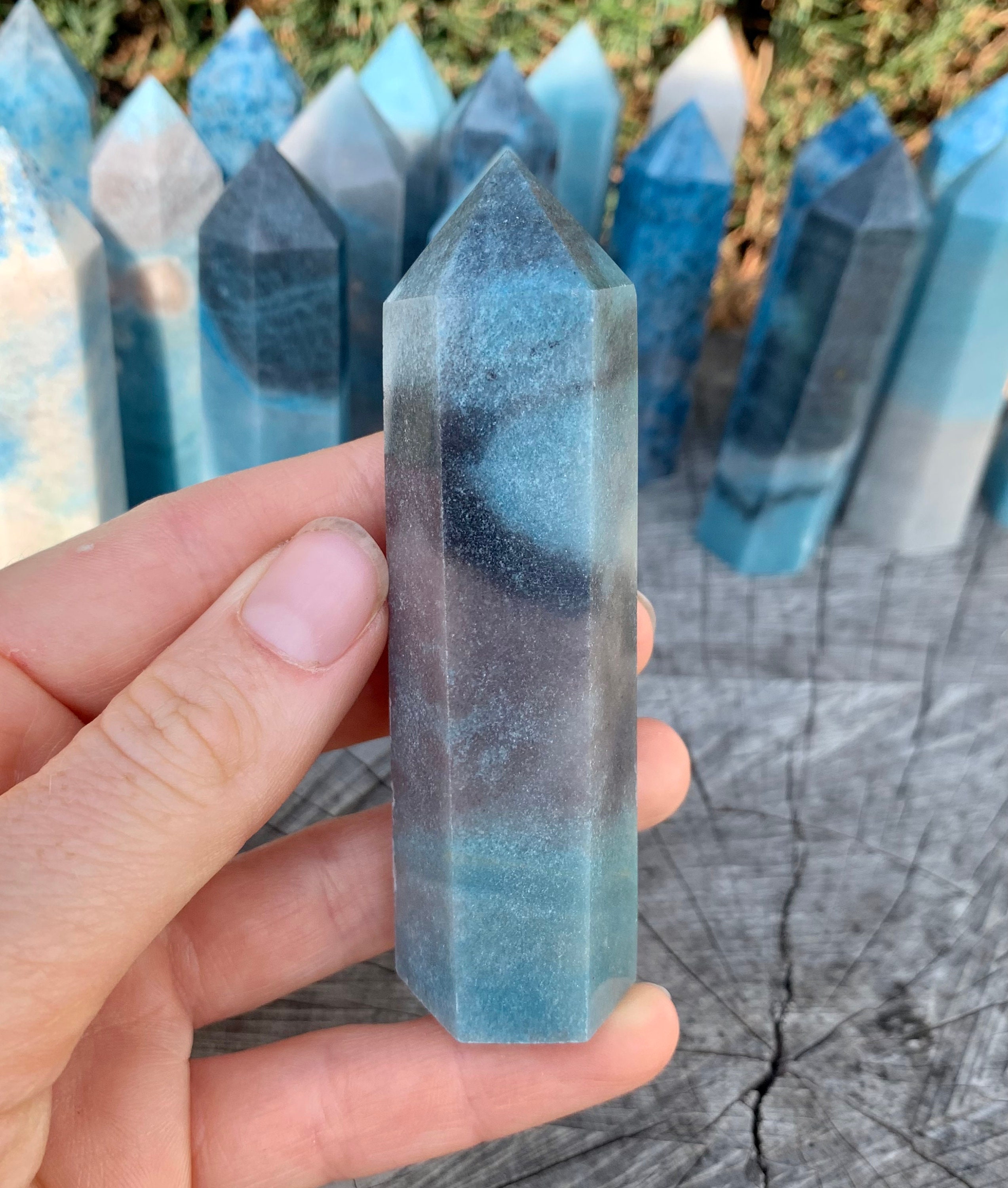 Trolleite Tower: Rare Crystal for Intuition & Calm - Etsy