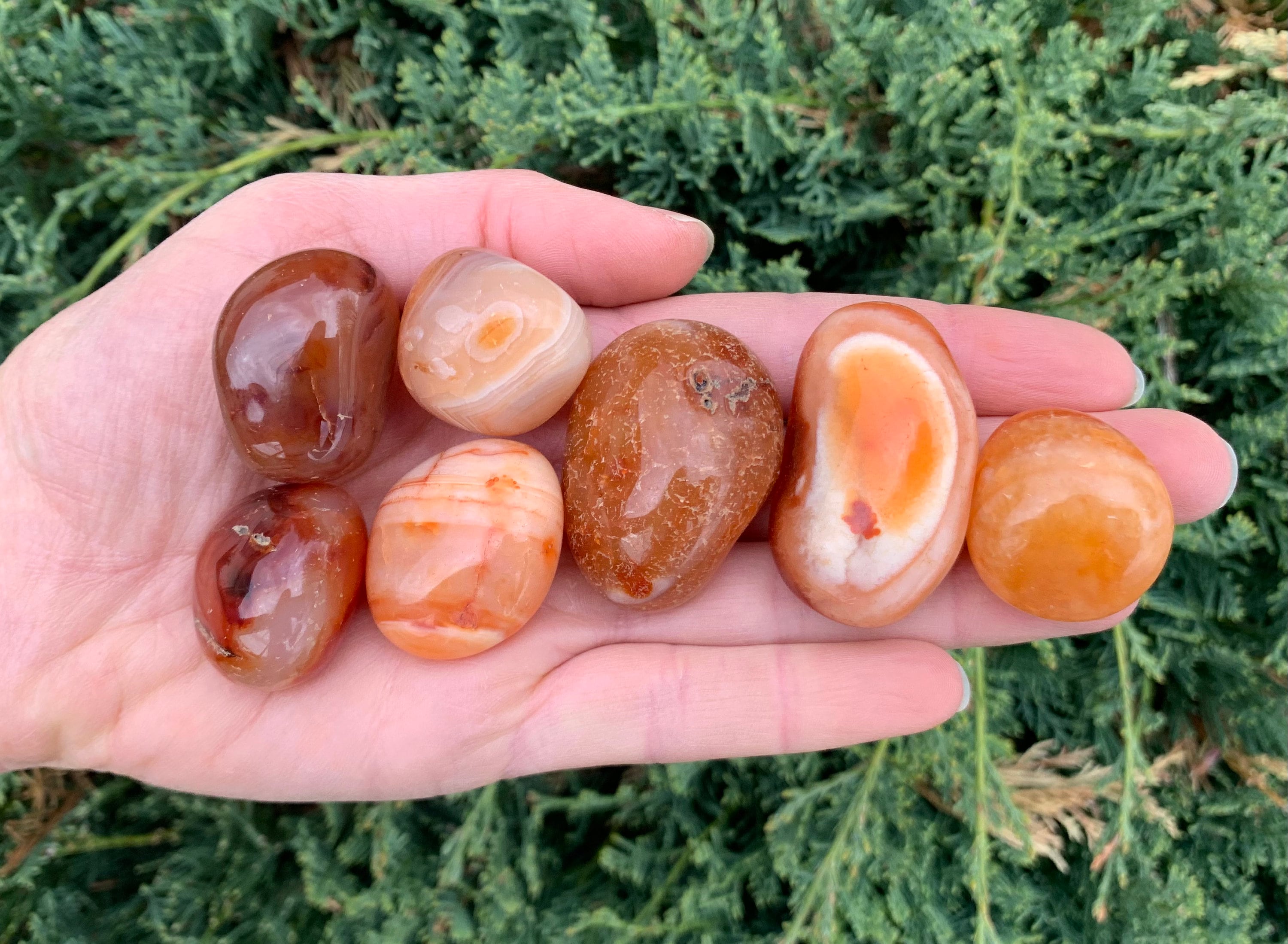 Carnelian Tumbled Stone (india) - Etsy