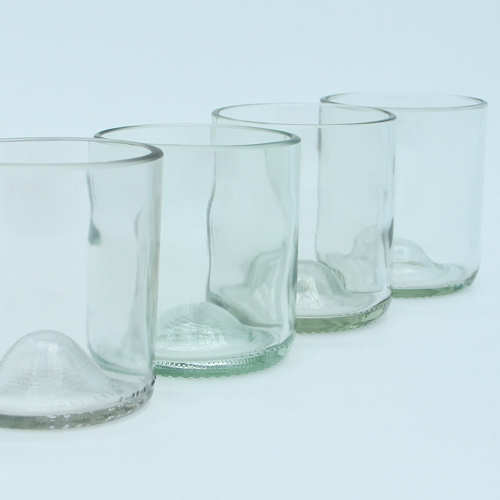 4 Upcycling Drinking Glasses Made of Waste Glass Bottles - Etsy
