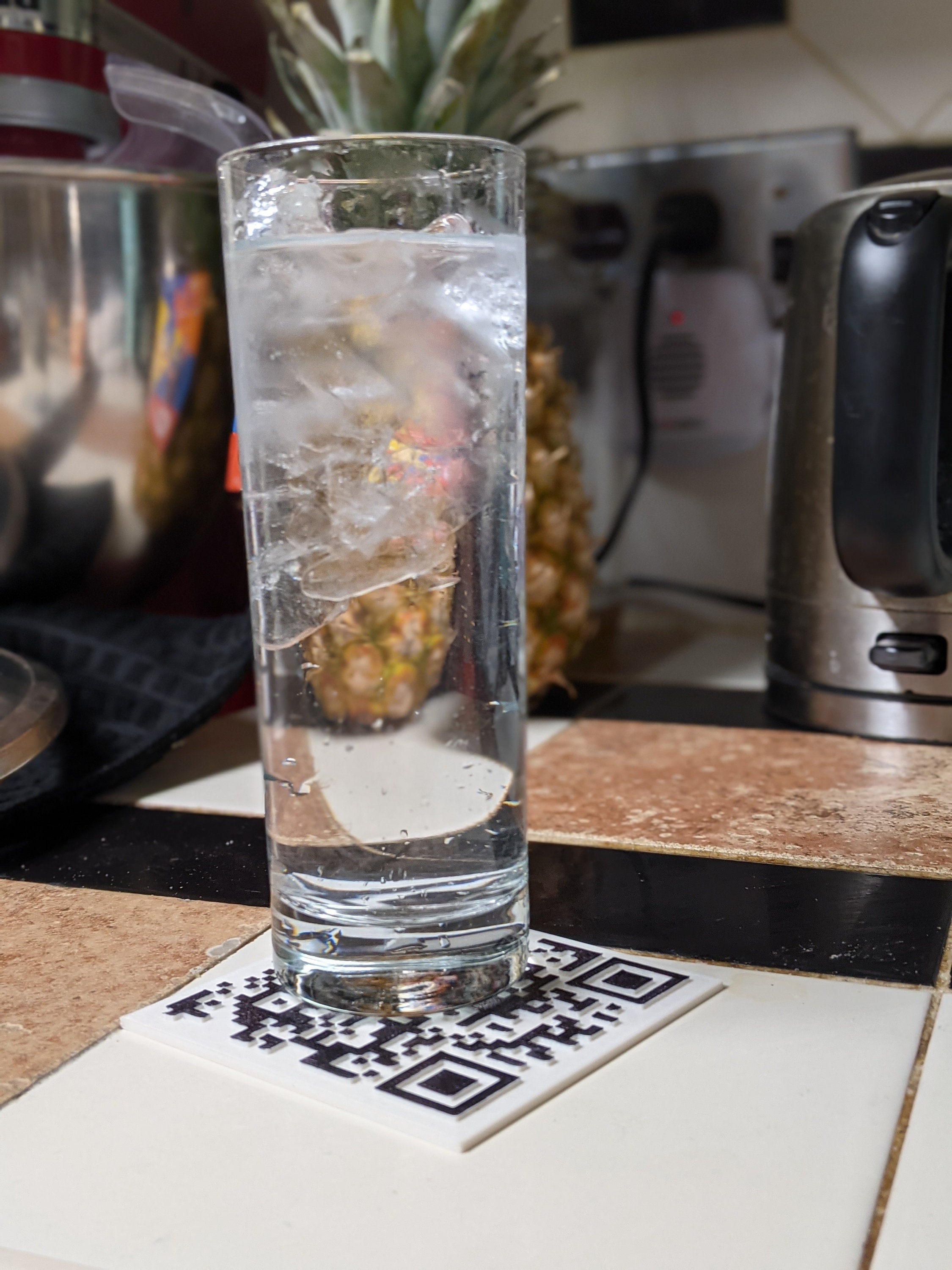 Custom QR Code Coaster Pack of 4 - 3D Prints That Can Be Personalized ...