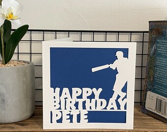 Cricket Birthday Card | Etsy UK