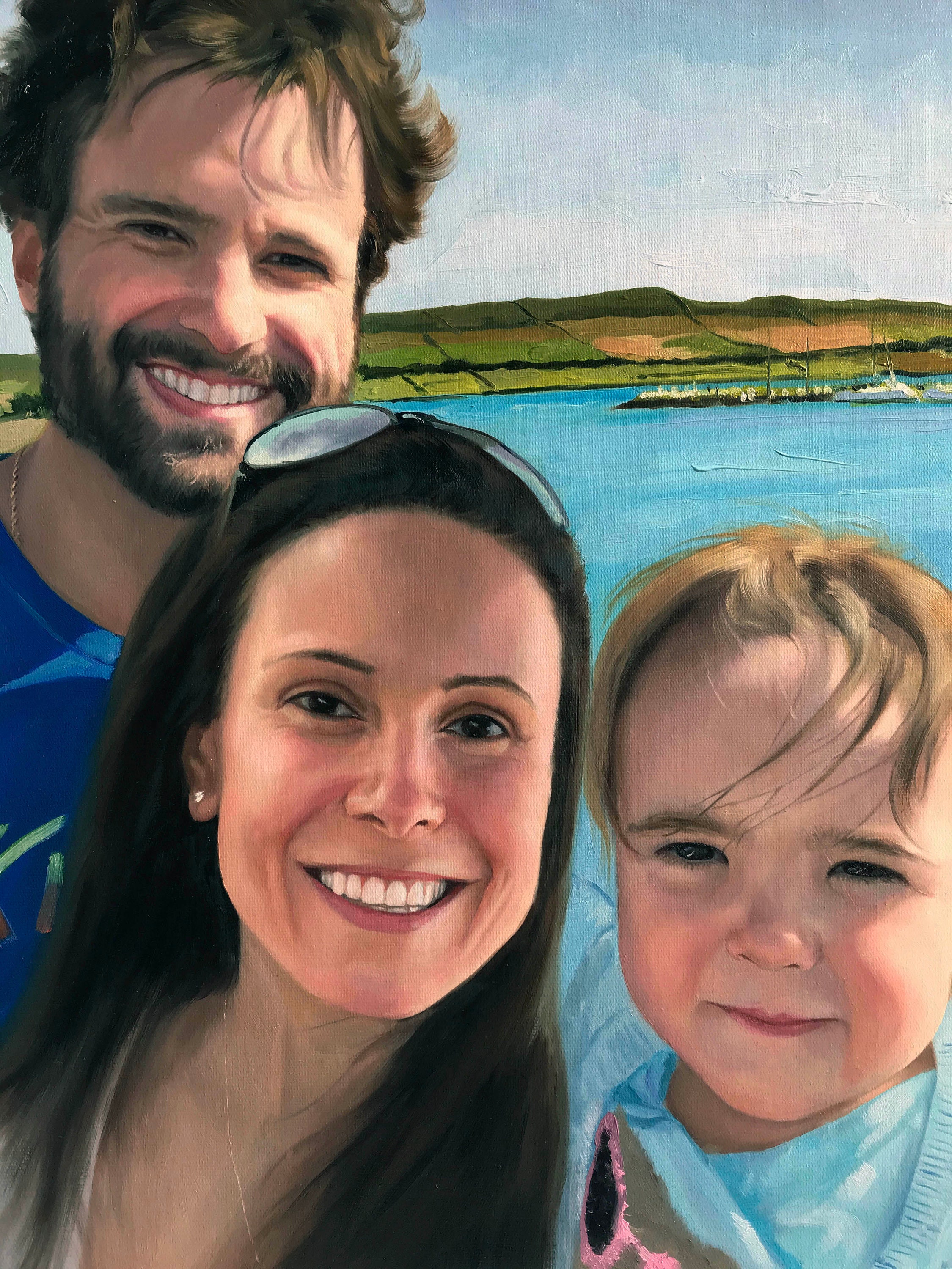 Family PortraitCustom portraitCustom oil painting from | Etsy