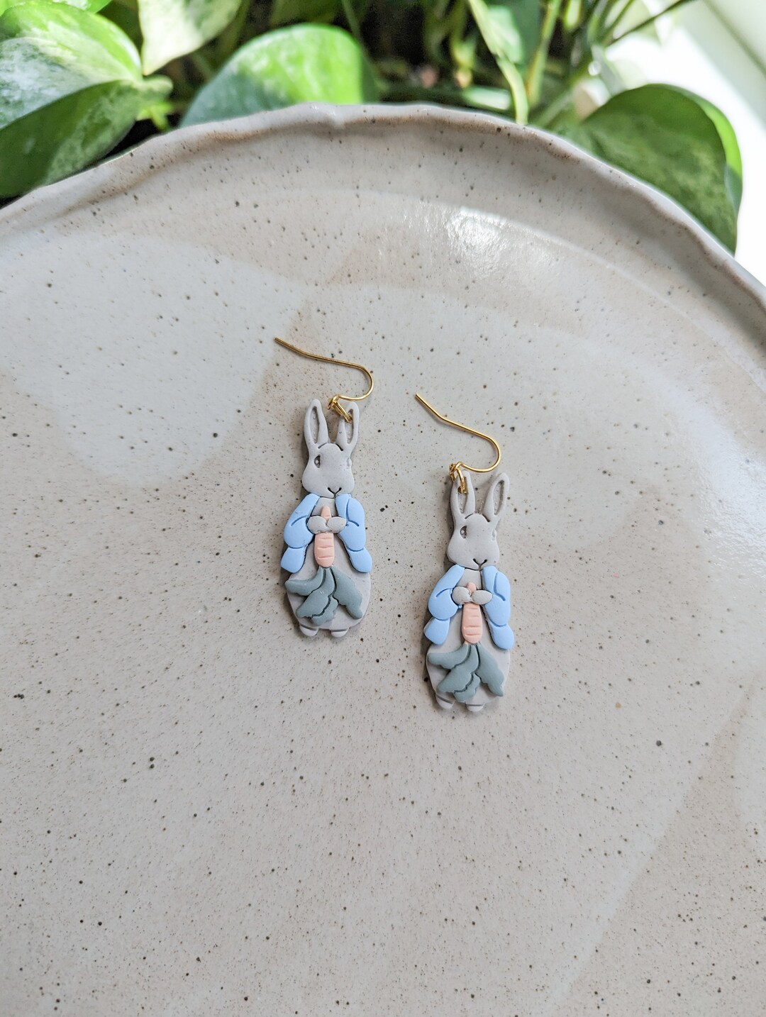Peter Rabbit - Beatrix Potter Earrings - Polymer Clay Earrings - Etsy