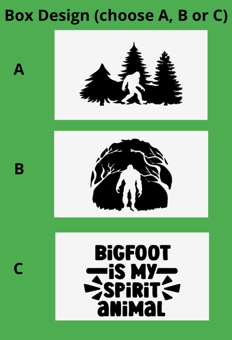 Bigfoot Gift Crate - Etsy