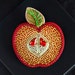 Apple Beaded Brooch Seed Bead Embroidery Crystal Women Brooch Pin - Etsy