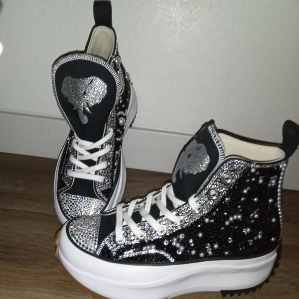 Bling Converse for Women - Etsy