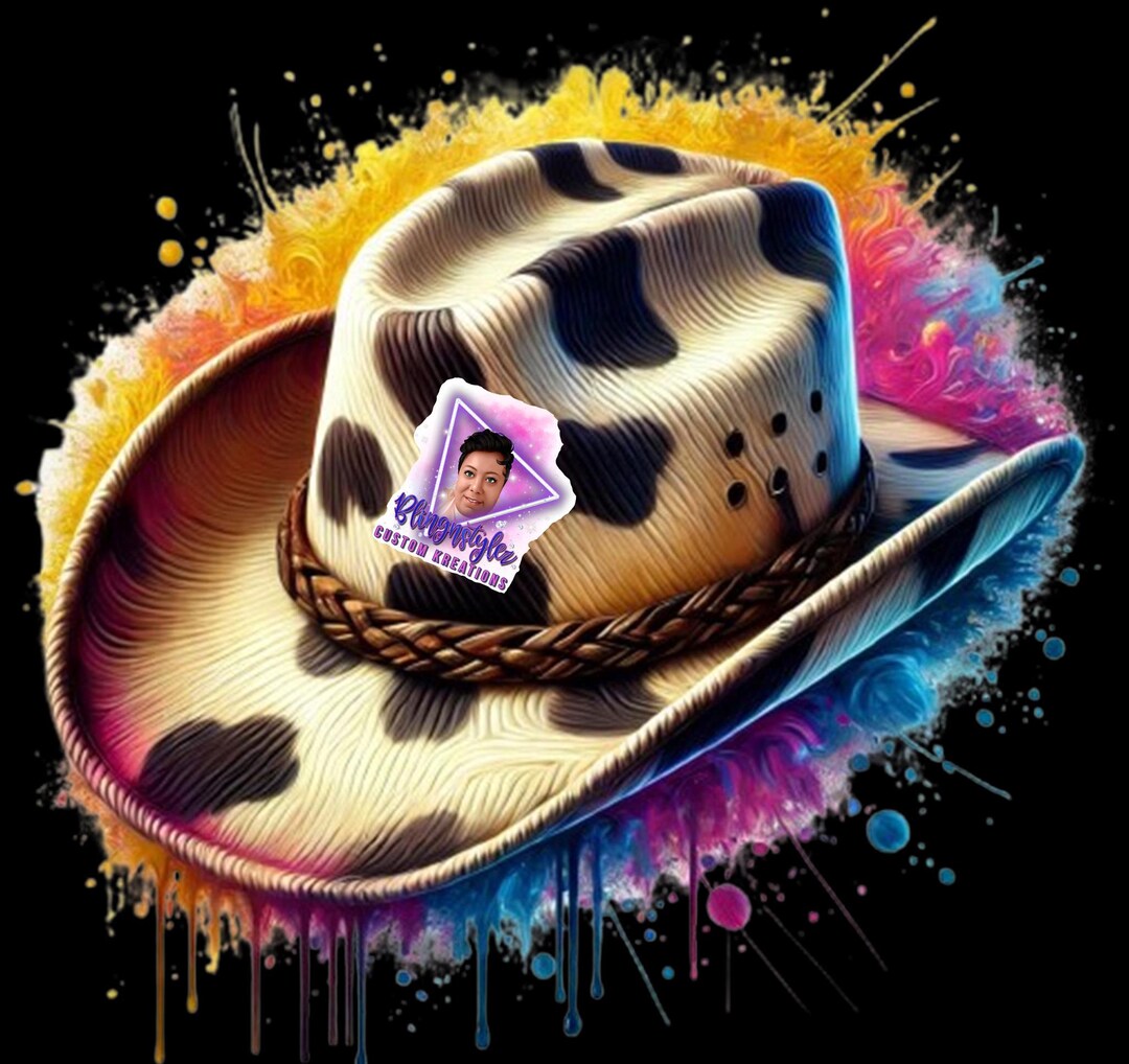 Multi Cowboy Hat PNG Digital File - Etsy