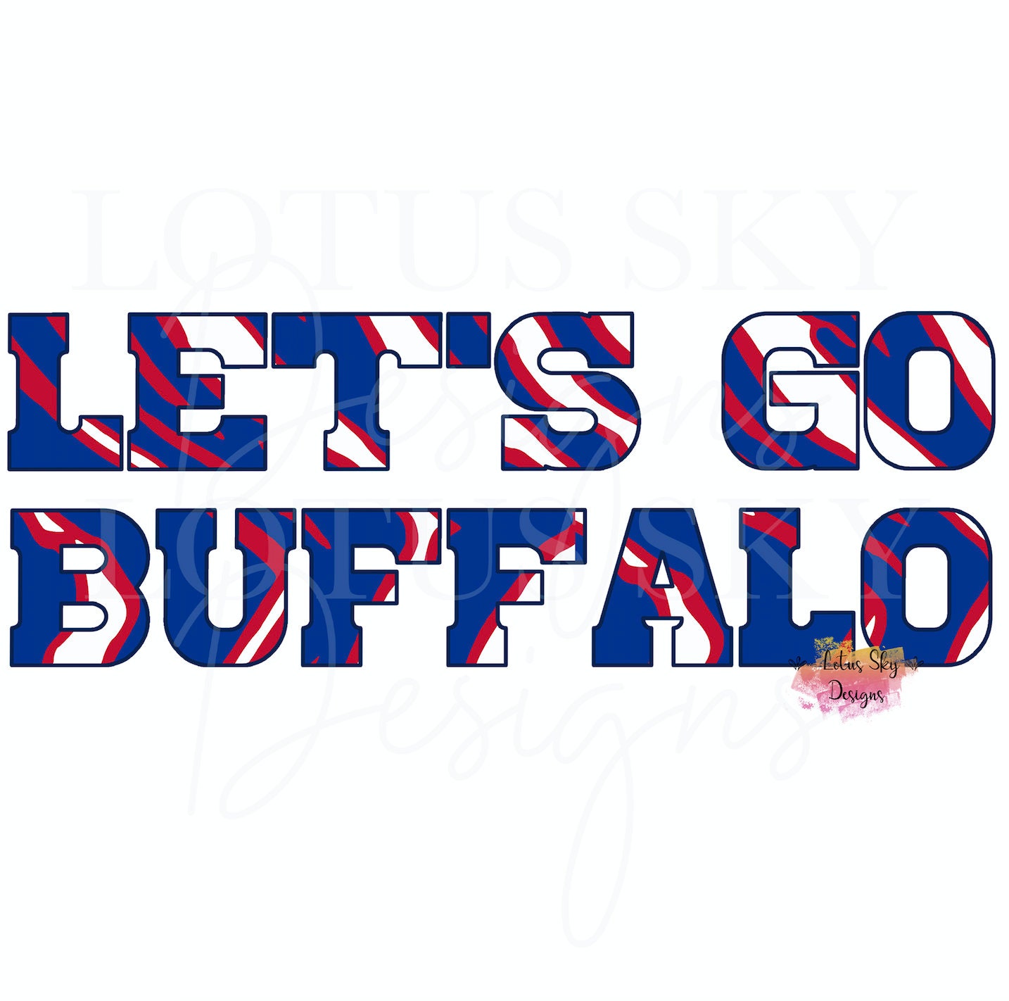 Let's Go Buffalo Zuba Print Instant Download SVG and | Etsy