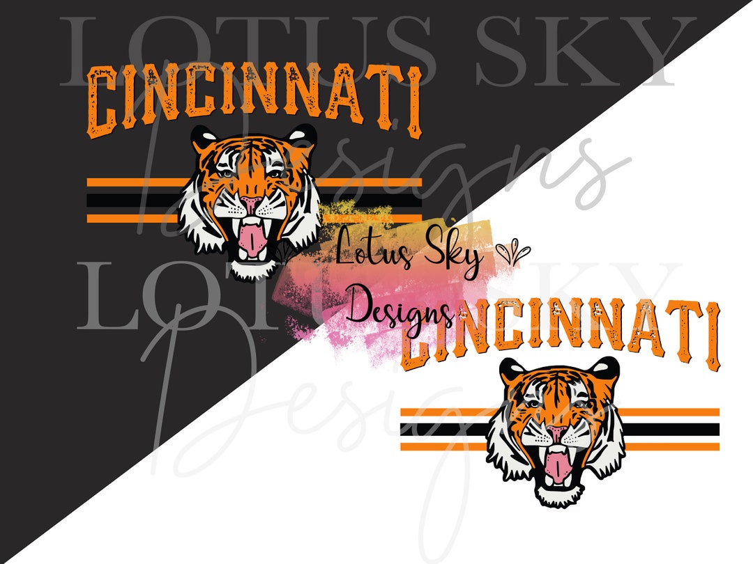 Cincinnati Retro Vintage Sublimation Distressed Letters | Instant ...