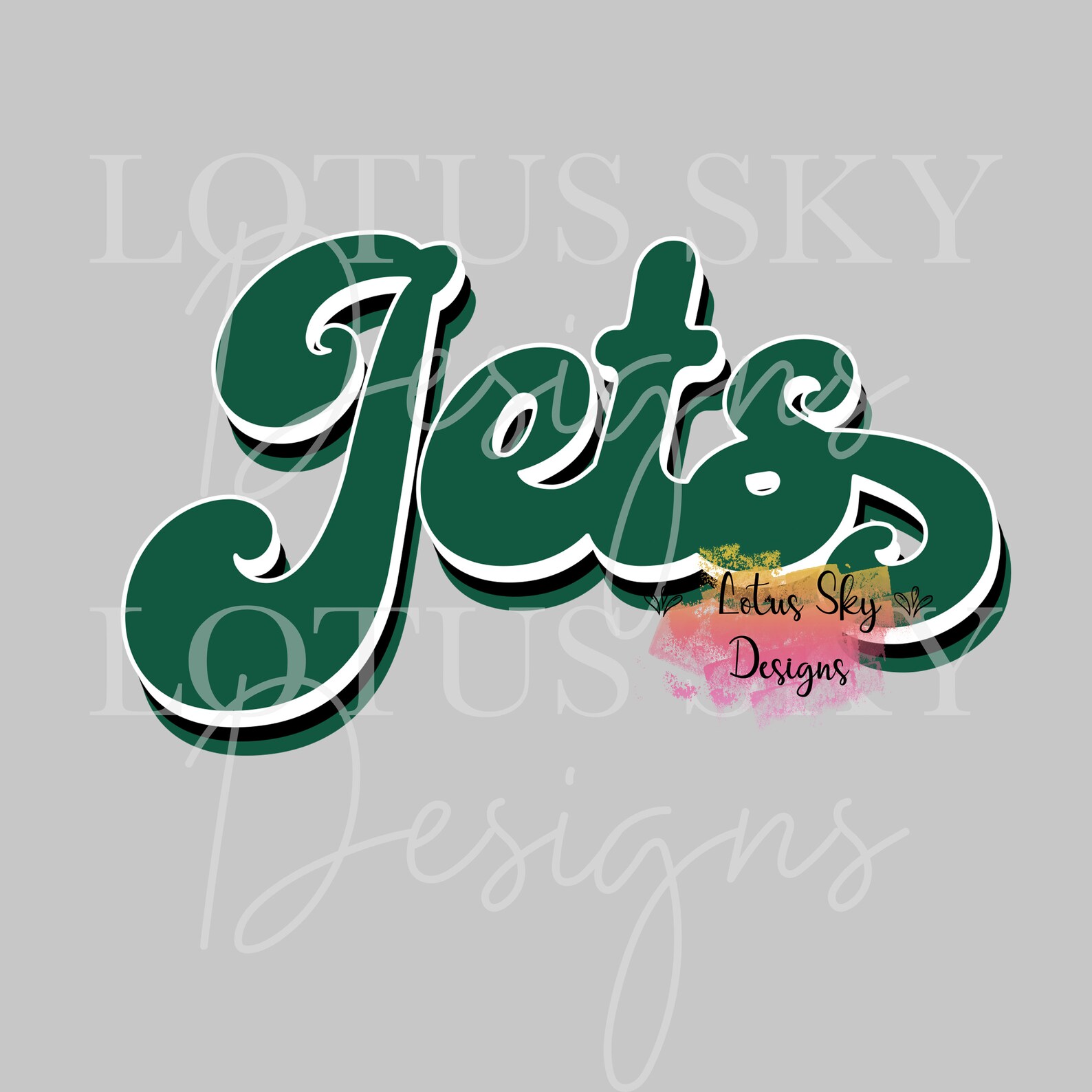 Jets Retro Print Letters Instant Download SVG and PNG - Etsy