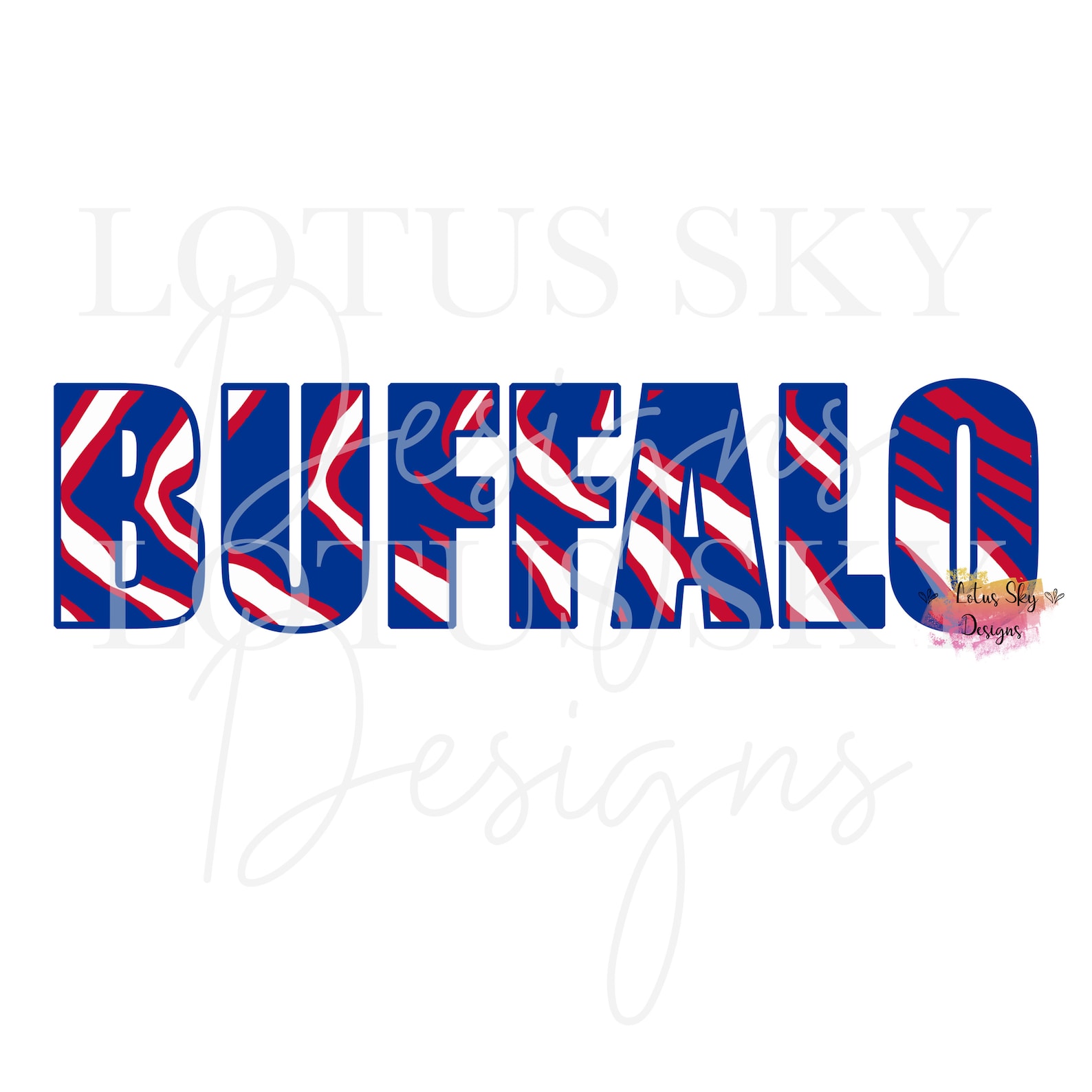 Buffalo Stripe Print | Instant Download | SVG and PNG Files | Bills ...