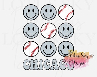 Chicago Smiley Face - Etsy
