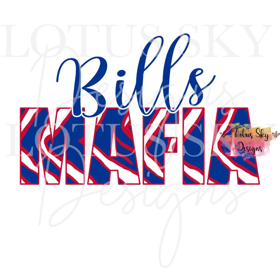 Script Bills Mafia Instant Download SVG and PNG Files Zebra Print - Etsy