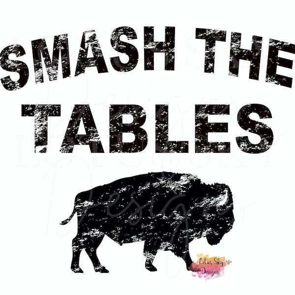 Buffalo Bills Smash Table Svg - Etsy