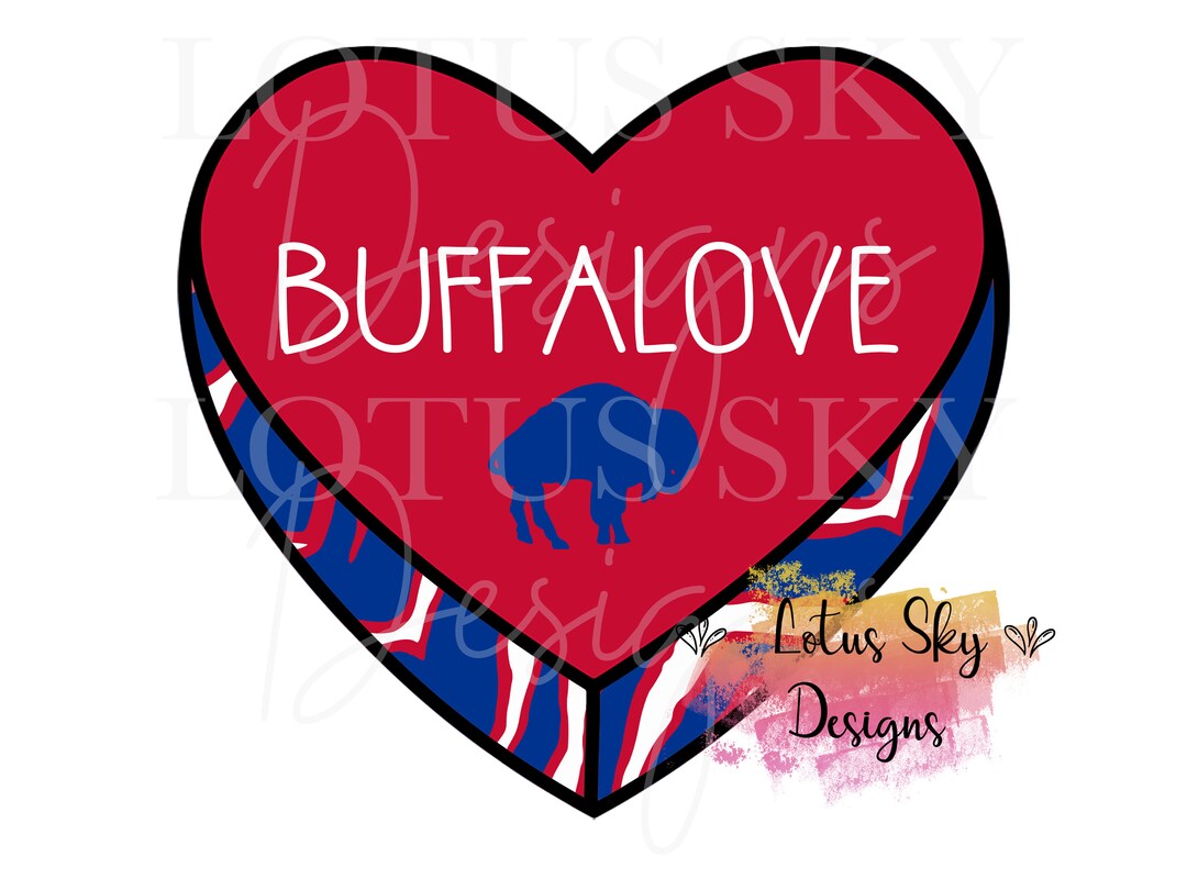 Buffalove Zubaz Heart Ready to Press Sublimation Heat Press Design ...