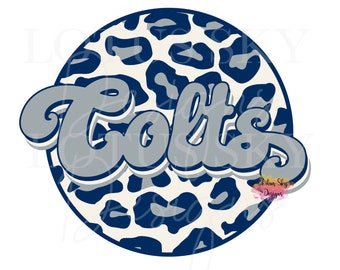 Chiefs Retro Leopard Print Instant Download SVG and PNG | Etsy