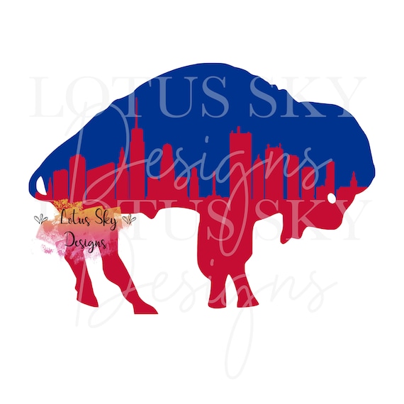 Buffalo Skyline Blue Sky Instant Download SVG and PNG - Etsy
