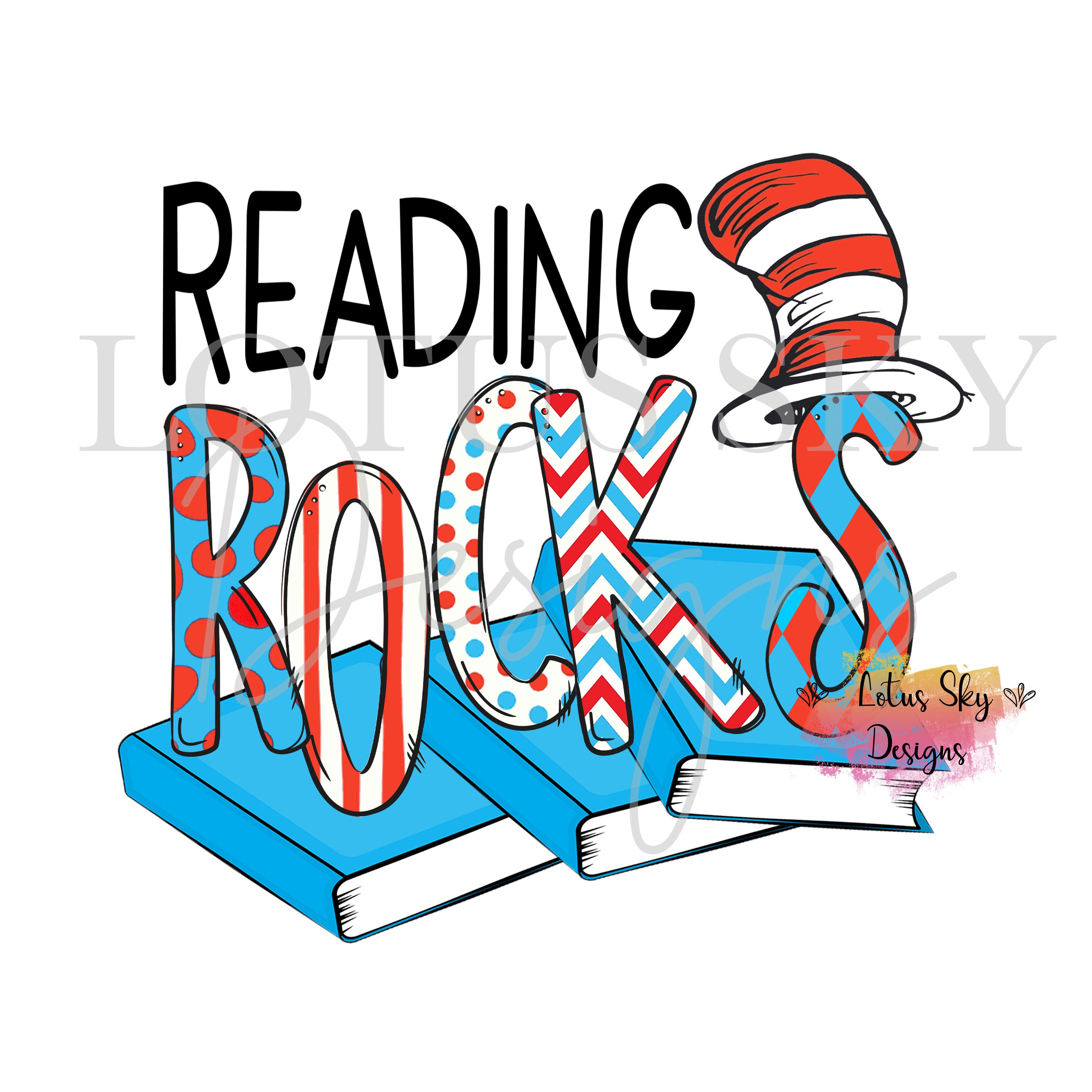 Reading Rocks Instant Download SVG and PNG Files | Etsy