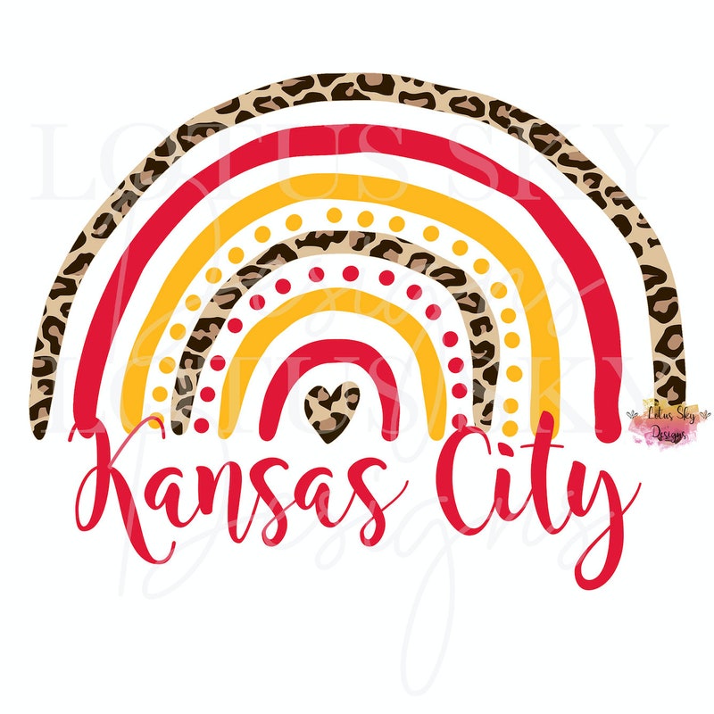 Kc Chiefs Leopard Png - Etsy