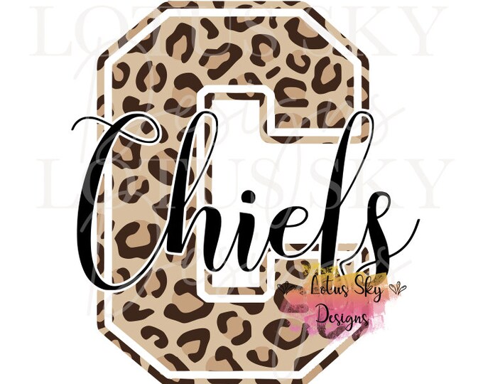 Chiefs Retro Leopard Print Heart Ready to Press Sublimation | Etsy