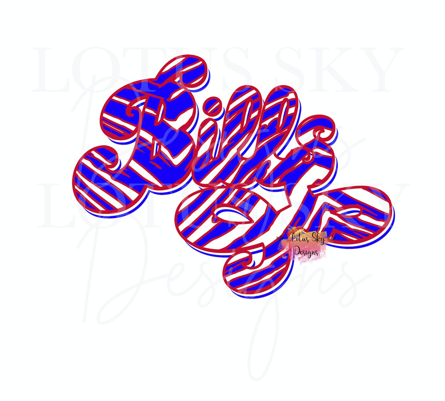 BIlls Retro Zuba Print Instant Download SVG and PNG Files | Etsy