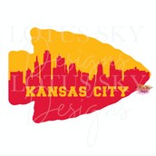 Kansas City Skyline Ready to Press Sublimation Heat Press Design ...