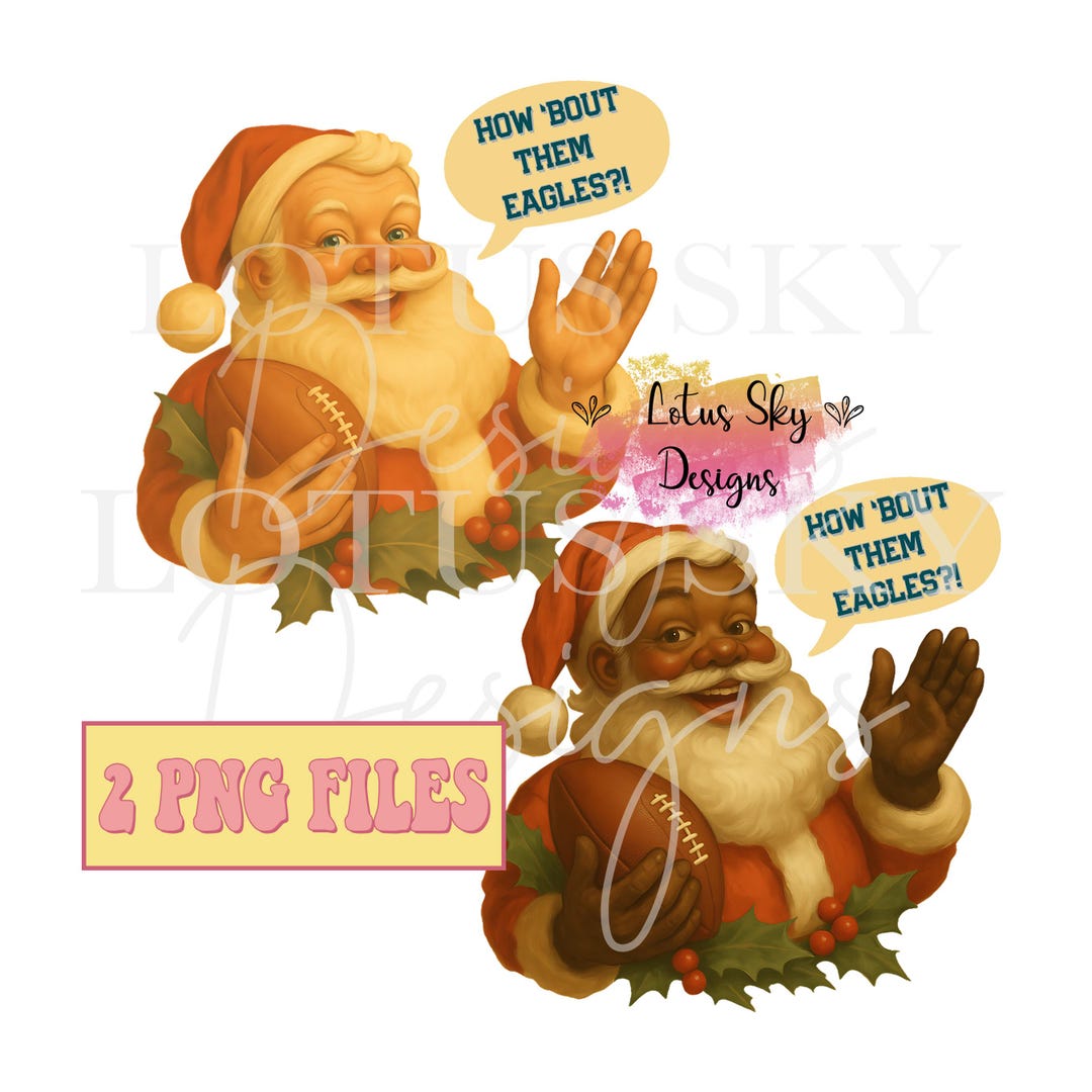 Eagles How Bout Them 2 PNG Files| Instant Download | Eagles | Christmas ...