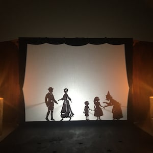 Shadow Theatre, Home Scene, Family Leisure, Christmas Gift, New Year ...