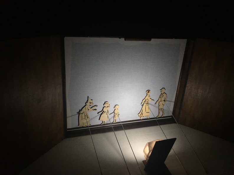 Shadow Theatre, Home Scene, Family Leisure, Christmas Gift, New Year ...