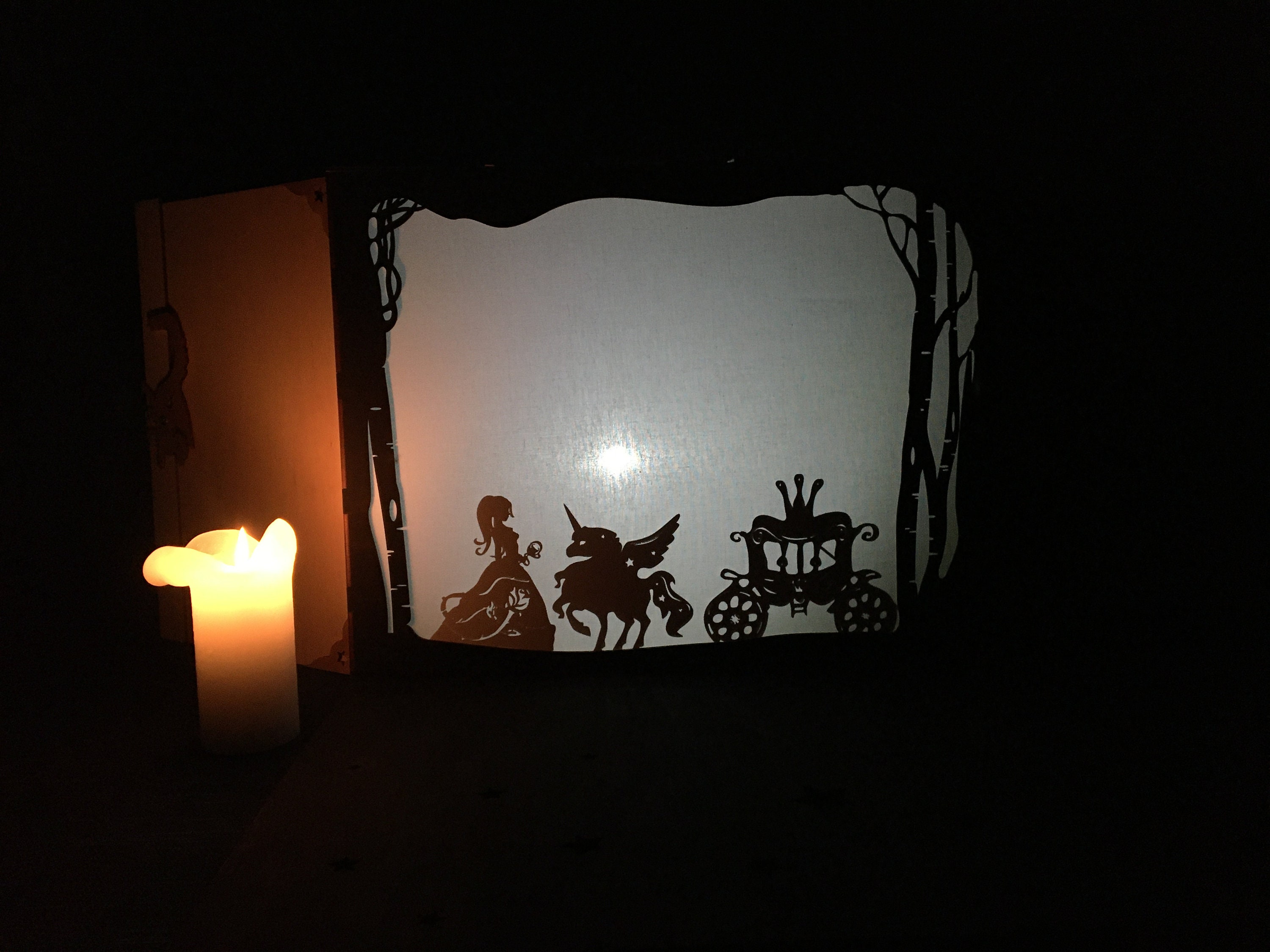 Shadow Theater, Birthday Gift, Christmas Gift, Anniversary Gift, Stage ...