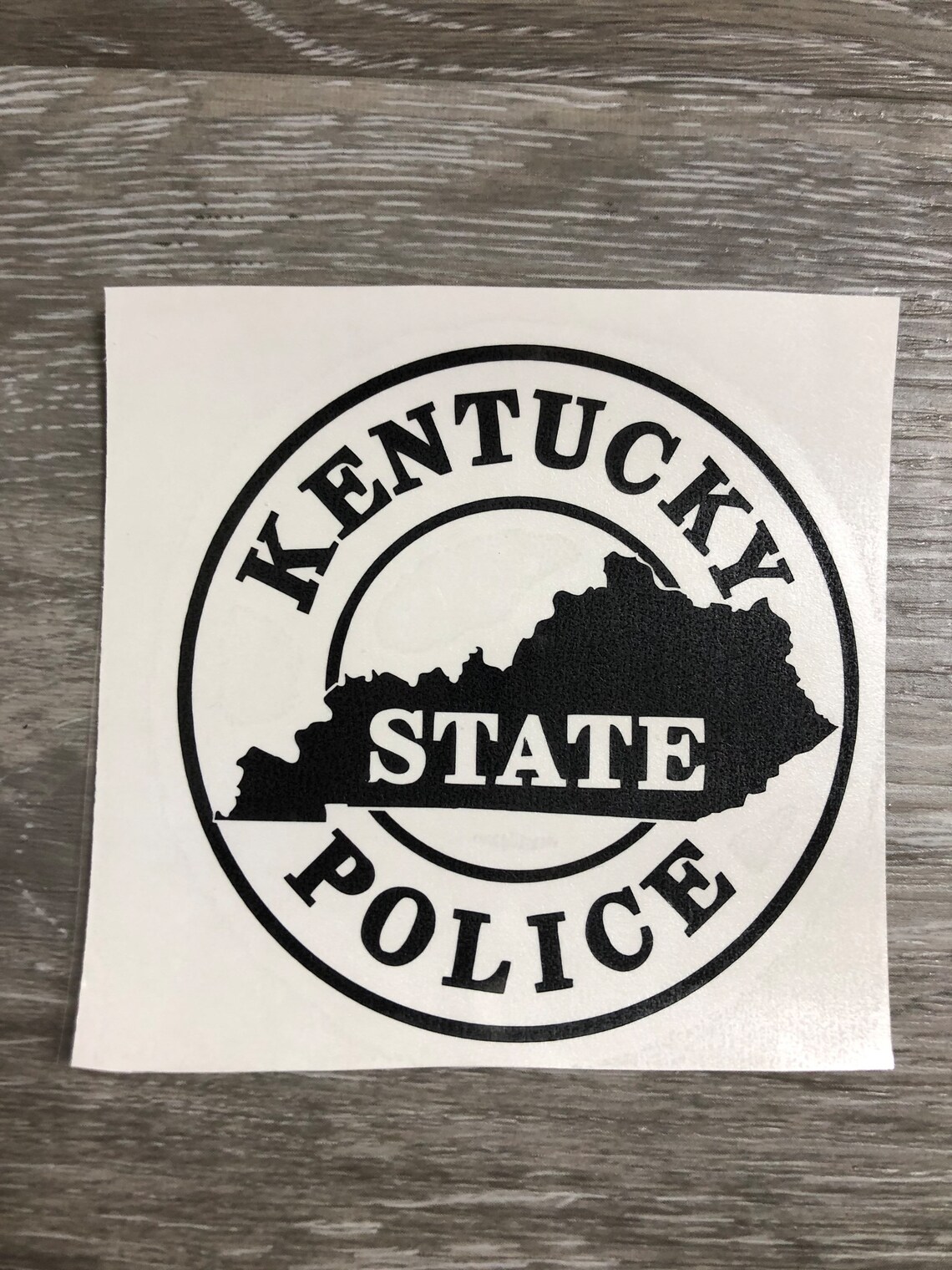 Kentucky State Police Logo Replica Vinyl Decal - Etsy