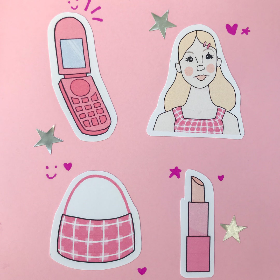 Pretty Pink Sticker Pack - Etsy